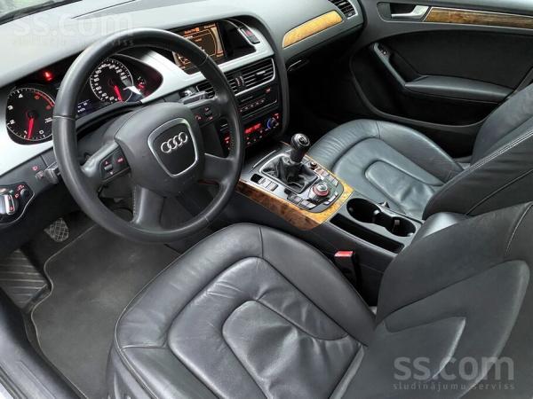 Black Audi A4 2008 in Riga, with an engine capacity of 2.00 L and mileage of 310 thousand km for 5400 €, photo 7 on AUTOMOTO.COM.LV