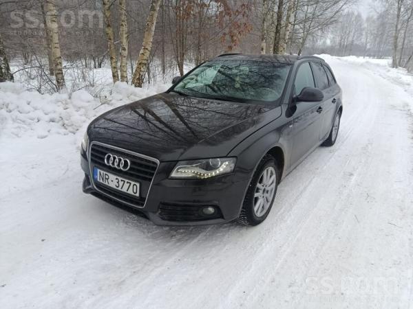 Black Audi A4 2008 in Kuldiga, with an engine capacity of 2.00 L and mileage of 303 thousand km for 4550 €, photo 2 on AUTOMOTO.COM.LV