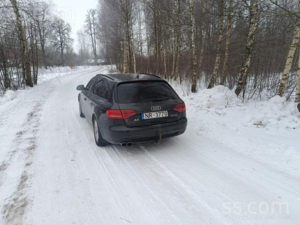 Black Audi A4 2008 in Kuldiga, with an engine capacity of 2.00 L and mileage of 303 thousand km for 4550 €, photo 6 on AUTOMOTO.COM.LV