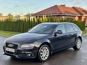 Melns Audi A4 2008 Viļņa, ar dzinēja tilpumu 2.70 L un nobraukumu 280 tūkst. km par 4900 €, foto  vietnē AUTOMOTO.COM.LV