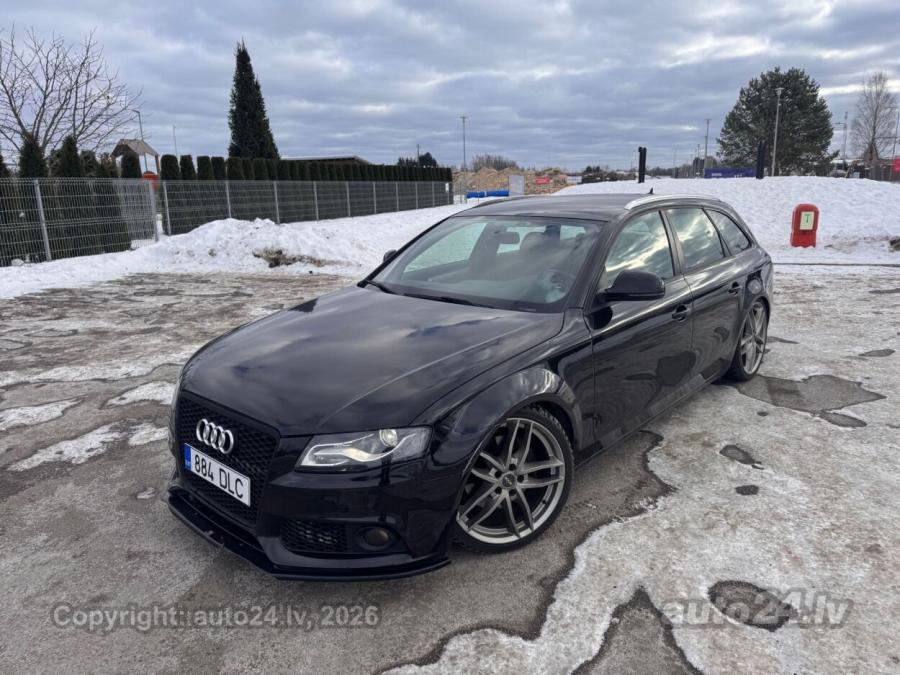 Melns Audi A4 2008 Pērnava, ar dzinēja tilpumu 3.00 L un nobraukumu 323 tūkst. km par 3999 €, foto 1 vietnē AUTOMOTO.COM.LV