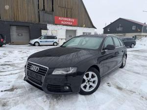 Black Audi A4 2008 in Kaunas, with an engine capacity of 1.97 L and mileage of 187 thousand km for 2800 €, photo  on AUTOMOTO.COM.LV