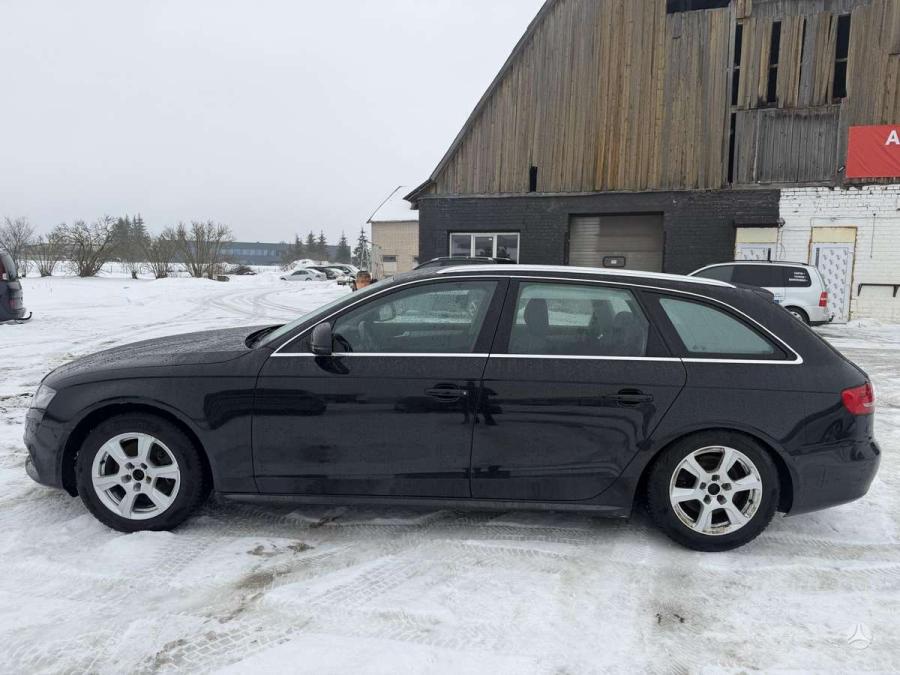 Black Audi A4 2008 in Kaunas, with an engine capacity of 1.97 L and mileage of 187 thousand km for 2800 €, photo 5 on AUTOMOTO.COM.LV