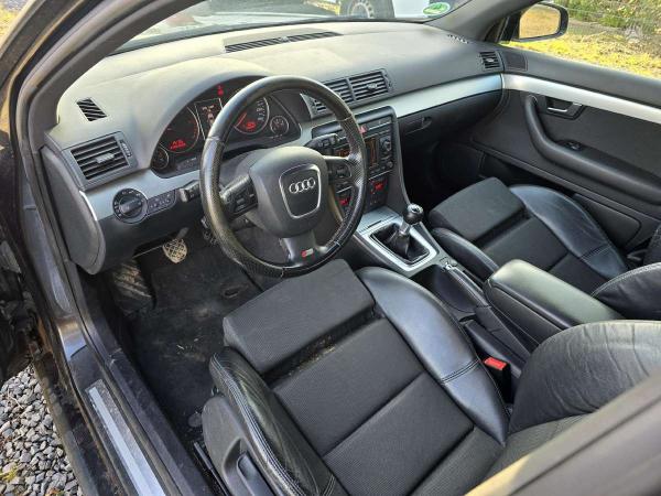 Black Audi A4 2008 in Marijampole, with an engine capacity of 1.97 L and mileage of 279 thousand km for 3300 €, photo 11 on AUTOMOTO.COM.LV