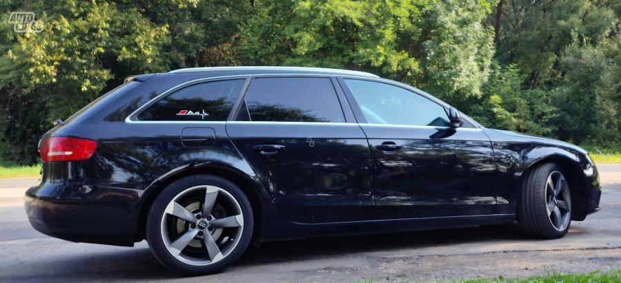 Black Audi A4 2008 in Prienai, with an engine capacity of 2.00 L and mileage of 386 thousand km for 5650 €, photo 4 on AUTOMOTO.COM.LV