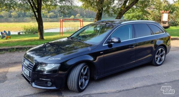 Black Audi A4 2008 in Prienai, with an engine capacity of 2.00 L and mileage of 386 thousand km for 5650 €, photo 6 on AUTOMOTO.COM.LV