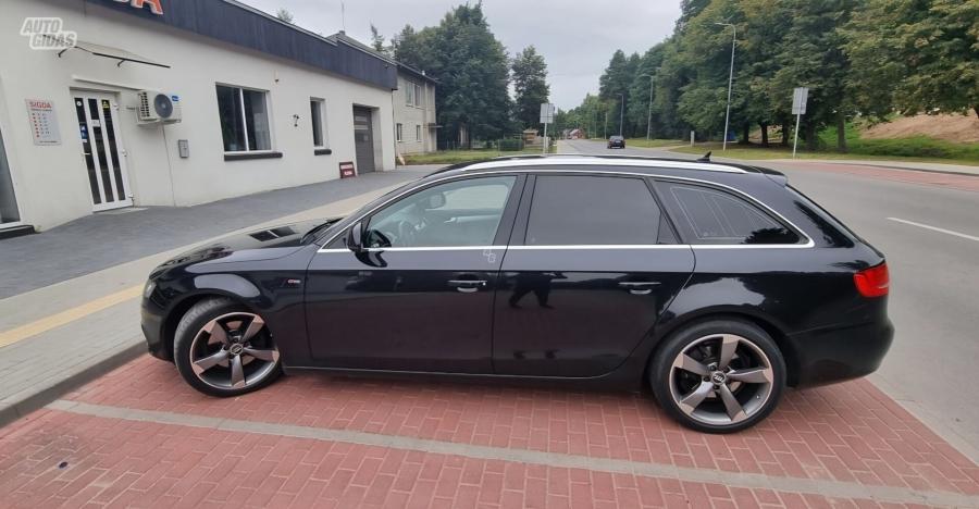 Black Audi A4 2008 in Prienai, with an engine capacity of 2.00 L and mileage of 386 thousand km for 5650 €, photo 10 on AUTOMOTO.COM.LV