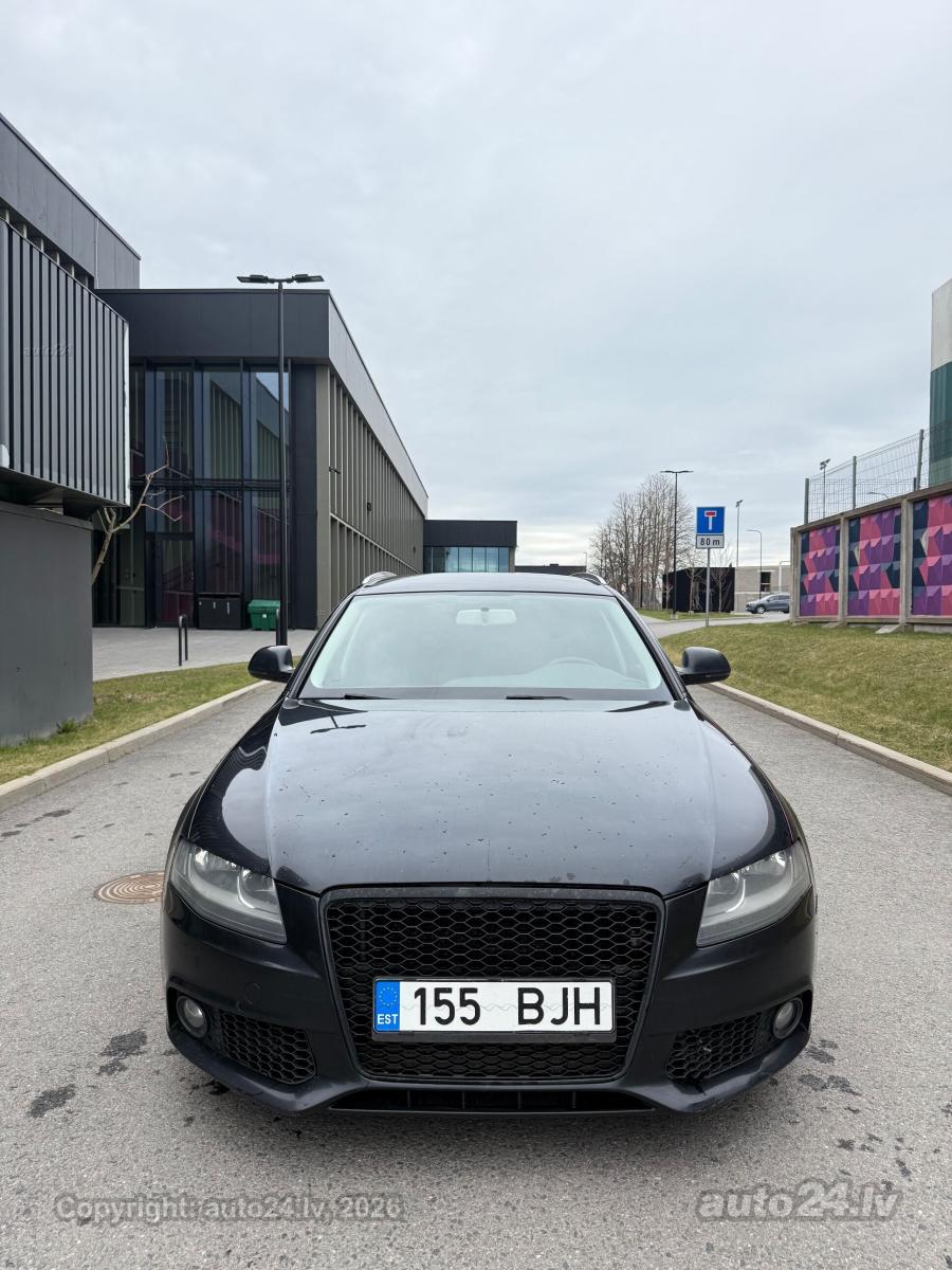 Black Audi A4 2008 in Tallinn, with an engine capacity of 2.00 L and mileage of 500 thousand km for 2399 €, photo 8 on AUTOMOTO.COM.LV