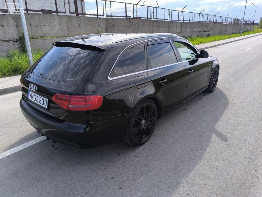 Melns Audi A4 2008 Šauļi, ar dzinēja tilpumu 2.00 L un nobraukumu 342 tūkst. km par 4700 €, foto 8 vietnē AUTOMOTO.COM.LV