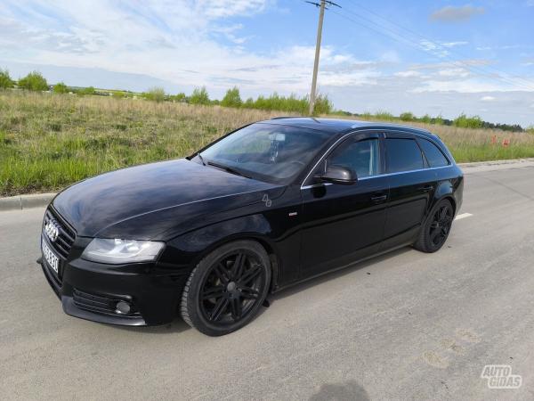Black Audi A4 2008 in Siauliai, with an engine capacity of 2.00 L and mileage of 342 thousand km for 4700 €, photo 9 on AUTOMOTO.COM.LV