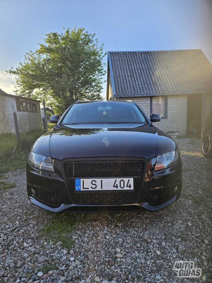 Black Audi A4 2008 in Klaipeda, with an engine capacity of 2.00 L and mileage of 332 thousand km for 4200 €, photo 1 on AUTOMOTO.COM.LV