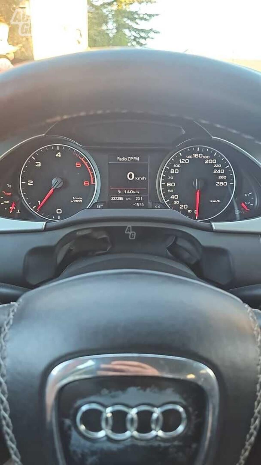 Black Audi A4 2008 in Klaipeda, with an engine capacity of 2.00 L and mileage of 332 thousand km for 4200 €, photo 15 on AUTOMOTO.COM.LV
