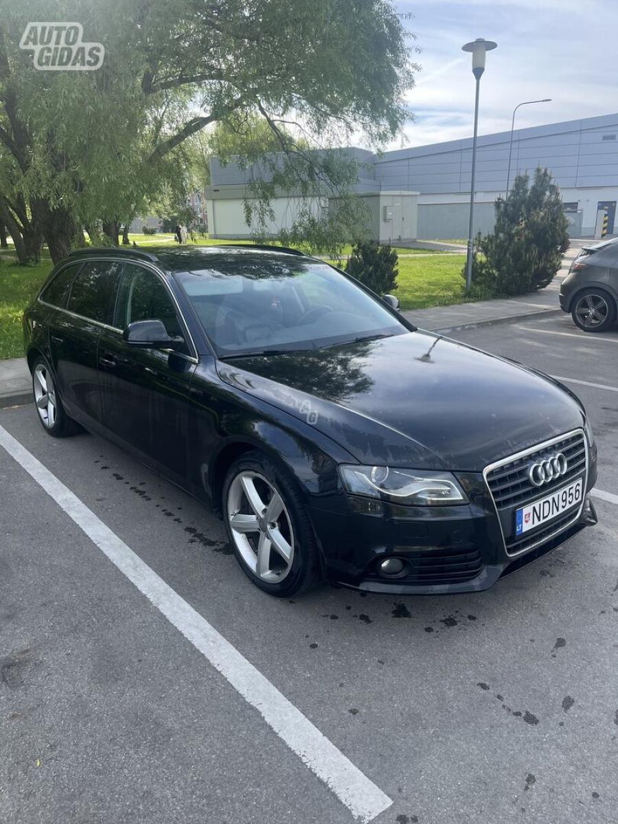 Black Audi A4 2008 in Klaipeda, with an engine capacity of 2.00 L and mileage of 284 thousand km for 5000 €, photo 1 on AUTOMOTO.COM.LV