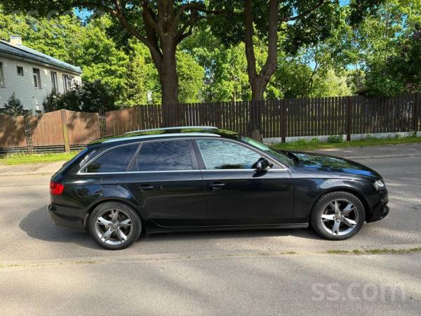 Black Audi A4 2008 in Riga, with an engine capacity of 2.00 L and mileage of 369 thousand km for 5490 €, photo 4 on AUTOMOTO.COM.LV