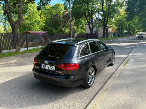 Black Audi A4 2008 in Riga, with an engine capacity of 2.00 L and mileage of 369 thousand km for 5490 €, photo 6 on AUTOMOTO.COM.LV