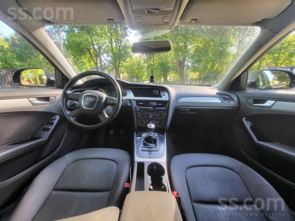 Black Audi A4 2008 in Riga, with an engine capacity of 2.00 L and mileage of 369 thousand km for 5490 €, photo 7 on AUTOMOTO.COM.LV