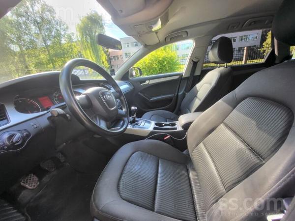 Black Audi A4 2008 in Riga, with an engine capacity of 2.00 L and mileage of 369 thousand km for 5490 €, photo 8 on AUTOMOTO.COM.LV