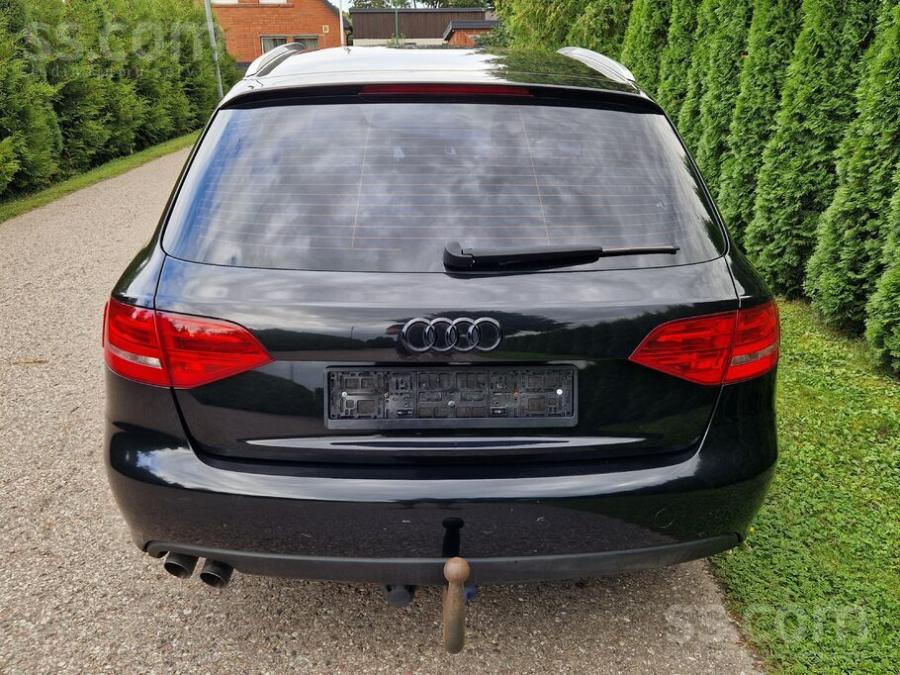 Black Audi A4 2008 in Bauska, with an engine capacity of 2.00 L and mileage of 412 thousand km for 4550 €, photo 5 on AUTOMOTO.COM.LV