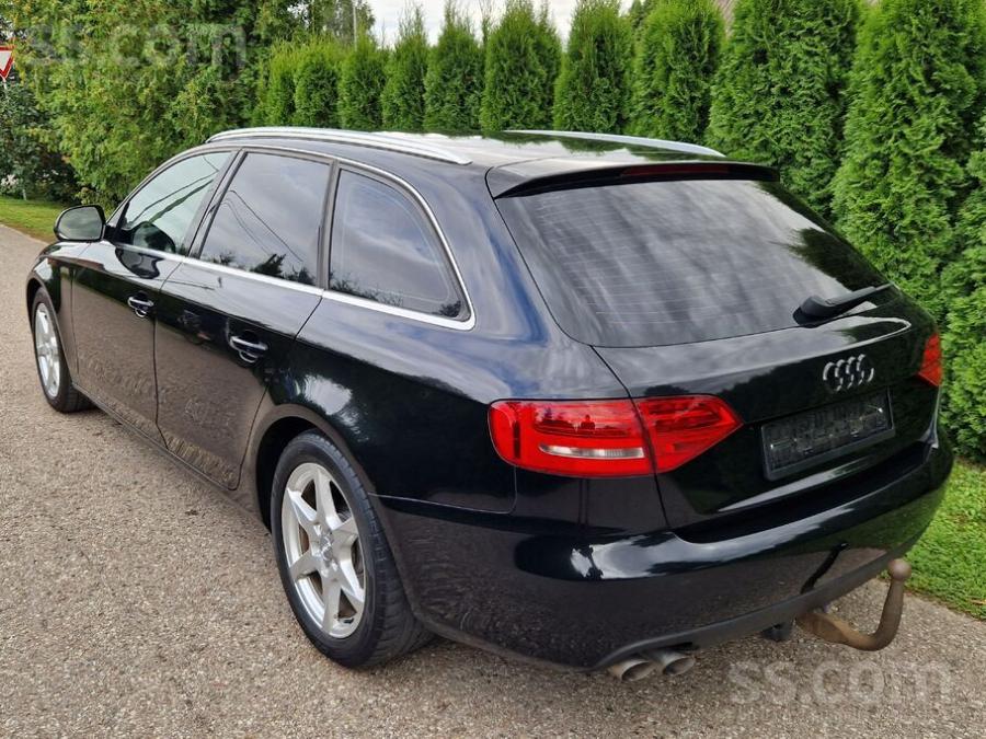 Black Audi A4 2008 in Bauska, with an engine capacity of 2.00 L and mileage of 412 thousand km for 4550 €, photo 9 on AUTOMOTO.COM.LV