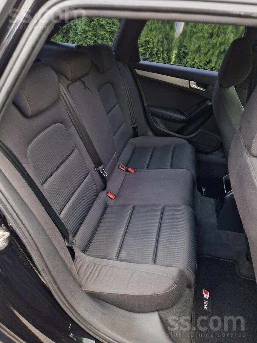 Black Audi A4 2008 in Bauska, with an engine capacity of 2.00 L and mileage of 412 thousand km for 4550 €, photo 16 on AUTOMOTO.COM.LV