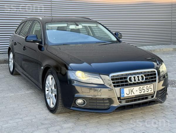Black Audi A4 2008 in Riga, with an engine capacity of 2.00 L and mileage of 393 thousand km for 3490 €, photo 2 on AUTOMOTO.COM.LV