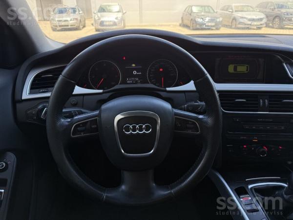 Black Audi A4 2008 in Riga, with an engine capacity of 2.00 L and mileage of 393 thousand km for 3490 €, photo 7 on AUTOMOTO.COM.LV