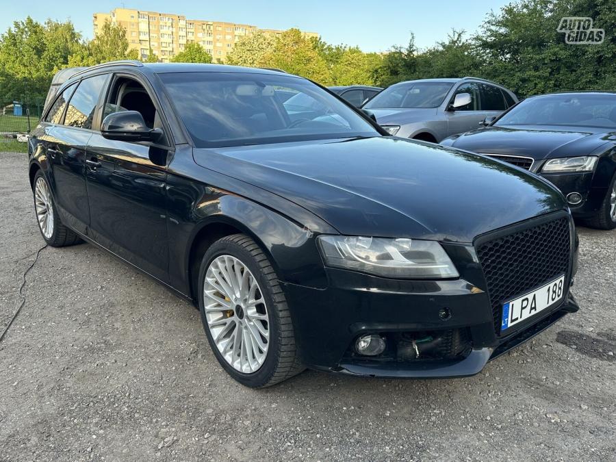 Black Audi A4 2008 in Vilnius, with an engine capacity of 2.70 L and mileage of 359 thousand km for 2299 €, photo 3 on AUTOMOTO.COM.LV