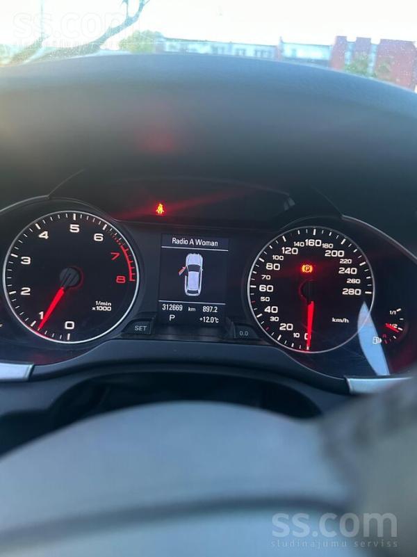 Black Audi A4 2008 in Liepaja, with an engine capacity of 1.80 L and mileage of 313 thousand km for 4550 €, photo 4 on AUTOMOTO.COM.LV
