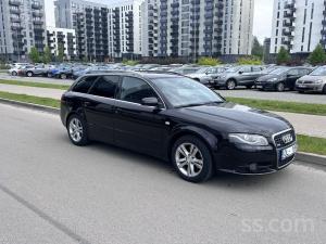Черный Ауди А4 2008 в Рига, объемом двигателя 2.00 л и пробегом 286 тыс. км за 4250 €, фото  на AUTOMOTO.COM.LV
