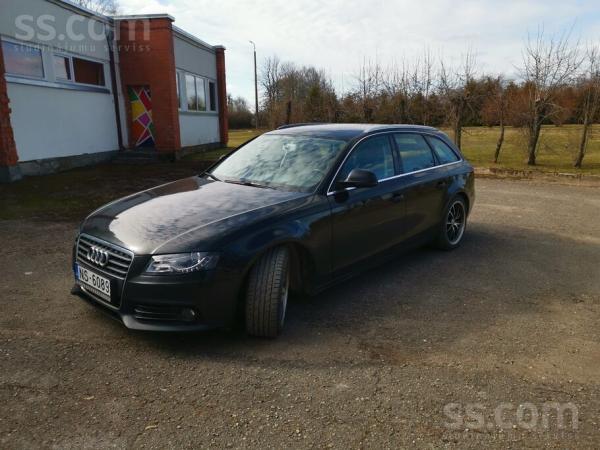 Melns Audi A4 2008 Valmiera, ar dzinēja tilpumu 2.00 L un nobraukumu 311 tūkst. km par 4900 €, foto 1 vietnē AUTOMOTO.COM.LV