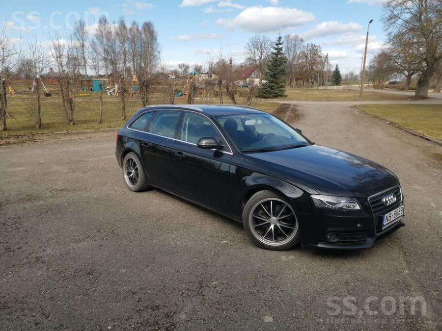 Черный Ауди А4 2008 в Валмиера, объемом двигателя 2.00 л и пробегом 311 тыс. км за 4900 €, фото 3 на AUTOMOTO.COM.LV