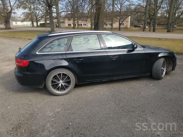 Melns Audi A4 2008 Valmiera, ar dzinēja tilpumu 2.00 L un nobraukumu 311 tūkst. km par 4900 €, foto 3 vietnē AUTOMOTO.COM.LV