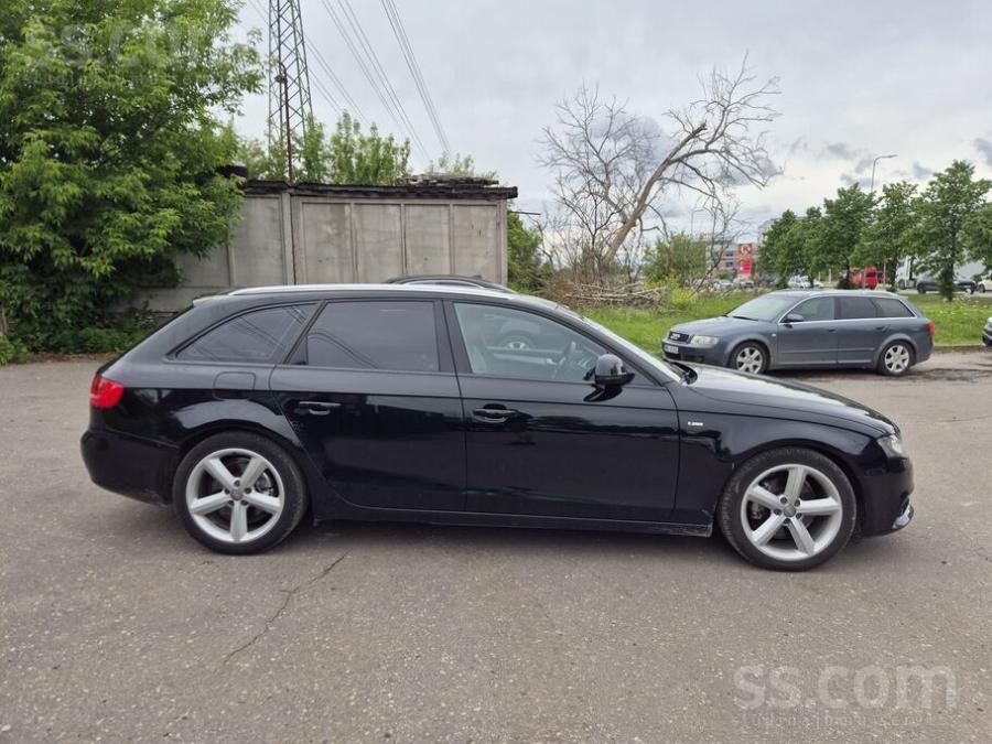 Black Audi A4 2008 in Riga, with an engine capacity of 2.00 L and mileage of 290 thousand km for 4990 €, photo 6 on AUTOMOTO.COM.LV