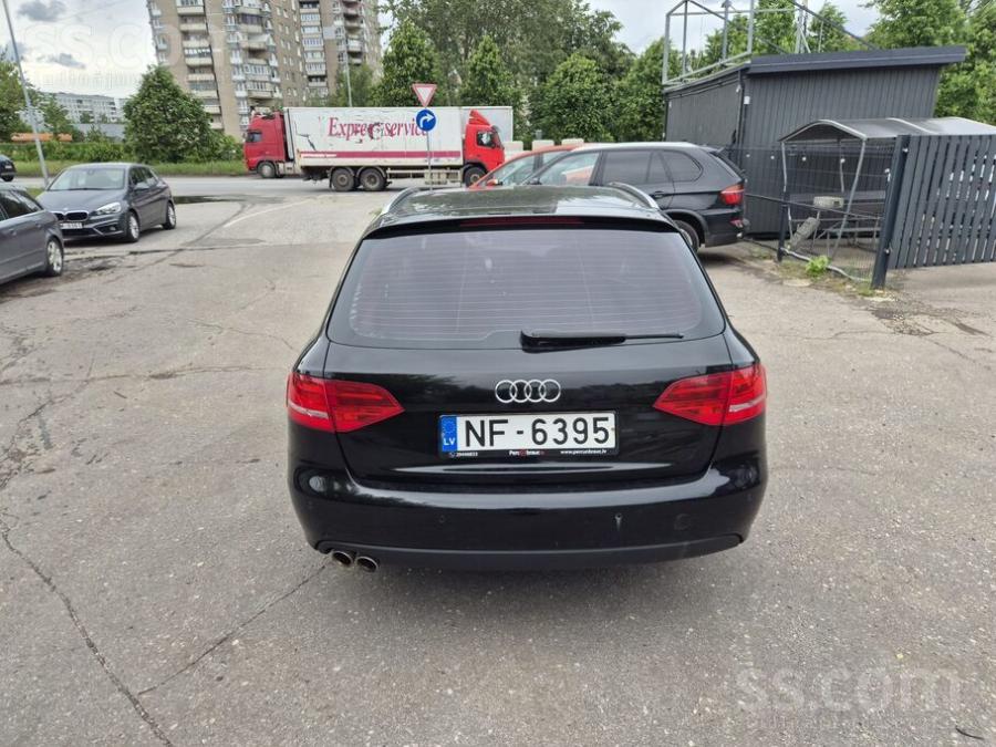 Black Audi A4 2008 in Riga, with an engine capacity of 2.00 L and mileage of 290 thousand km for 4990 €, photo 8 on AUTOMOTO.COM.LV