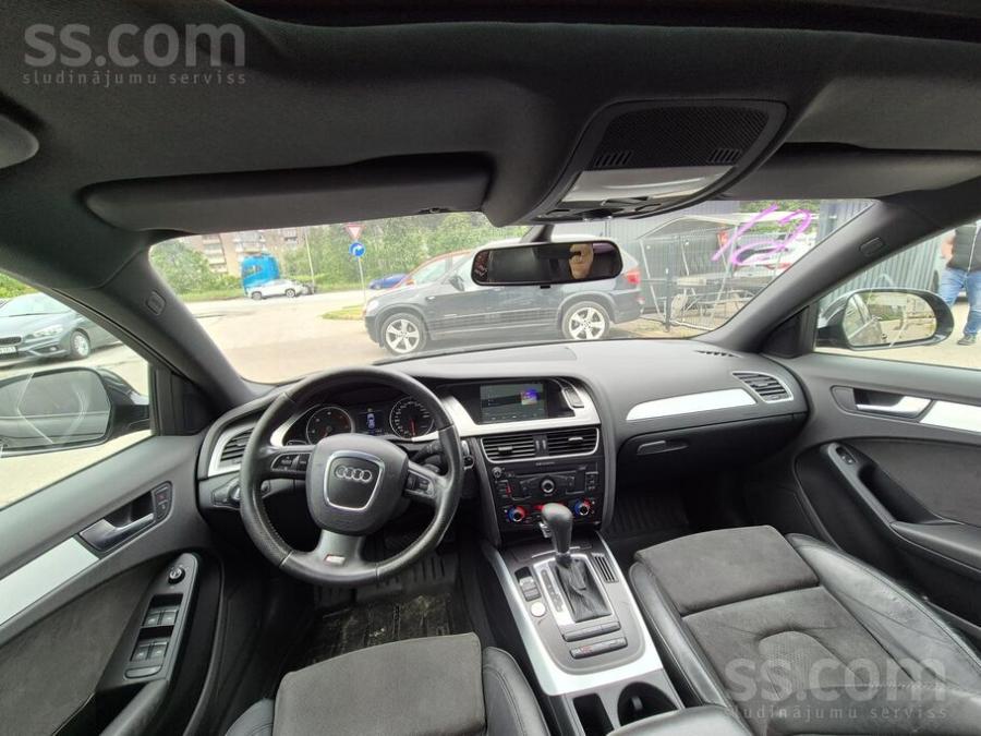 Black Audi A4 2008 in Riga, with an engine capacity of 2.00 L and mileage of 290 thousand km for 4990 €, photo 12 on AUTOMOTO.COM.LV