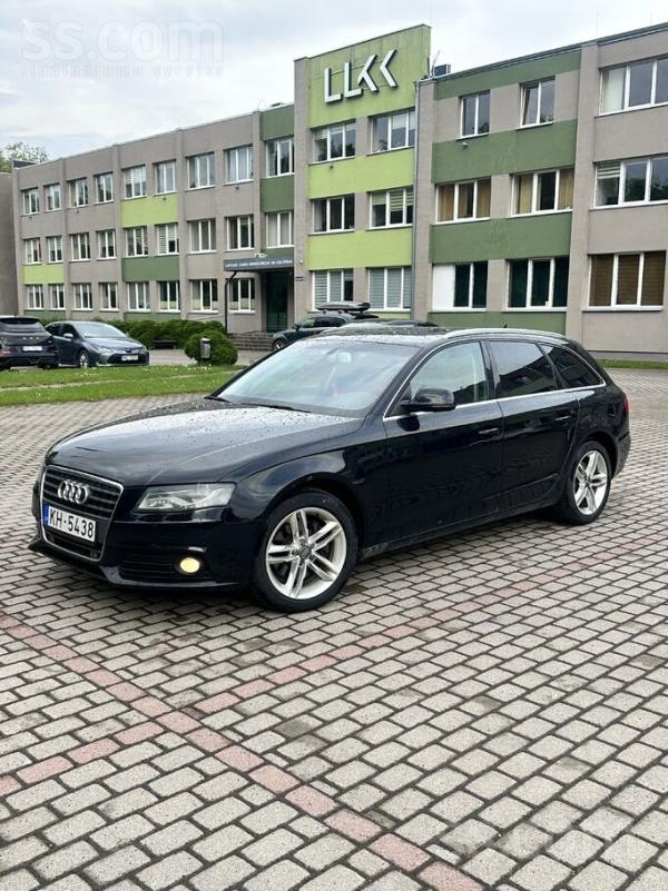 Черный Ауди А4 2008 в Елгава, объемом двигателя 2.00 л и пробегом 377 тыс. км за 5390 €, фото 1 на AUTOMOTO.COM.LV