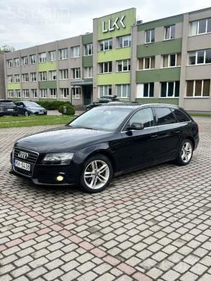 Black Audi A4 2008 in Jelgava, with an engine capacity of 2.00 L and mileage of 377 thousand km for 5390 €, photo  on AUTOMOTO.COM.LV