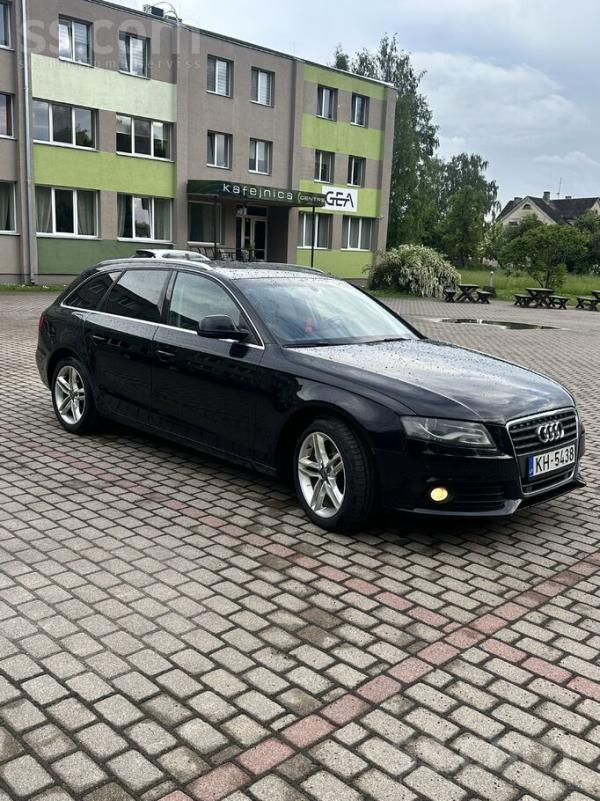 Черный Ауди А4 2008 в Елгава, объемом двигателя 2.00 л и пробегом 377 тыс. км за 5390 €, фото 3 на AUTOMOTO.COM.LV