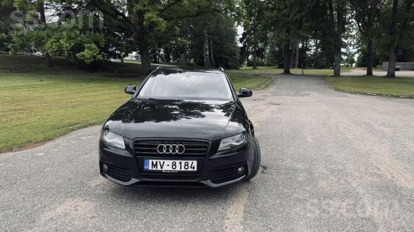 Black Audi A4 2008 in Valmiera, with an engine capacity of 2.00 L and mileage of 327 thousand km for 5100 €, photo 2 on AUTOMOTO.COM.LV