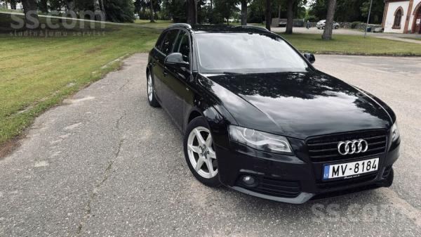 Black Audi A4 2008 in Valmiera, with an engine capacity of 2.00 L and mileage of 327 thousand km for 5100 €, photo 3 on AUTOMOTO.COM.LV