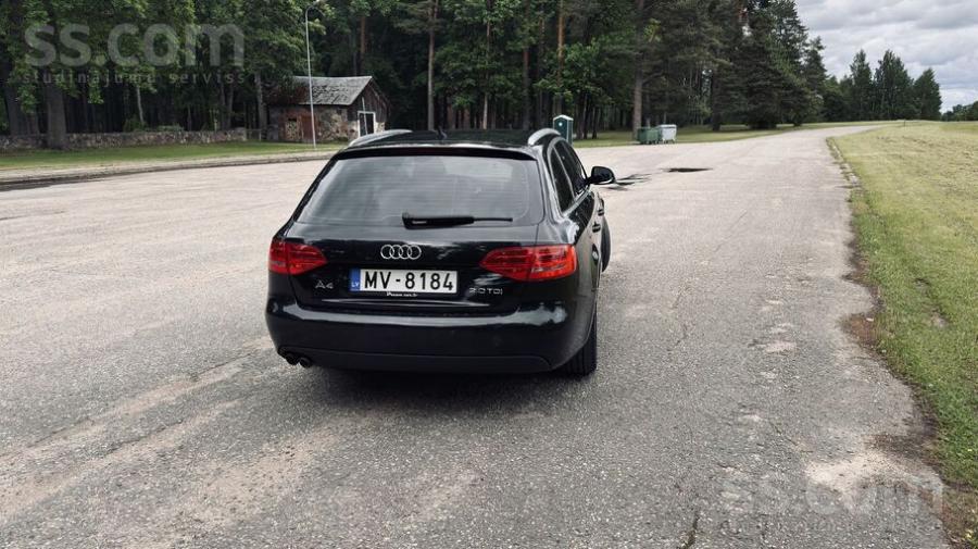 Black Audi A4 2008 in Valmiera, with an engine capacity of 2.00 L and mileage of 327 thousand km for 5100 €, photo 5 on AUTOMOTO.COM.LV