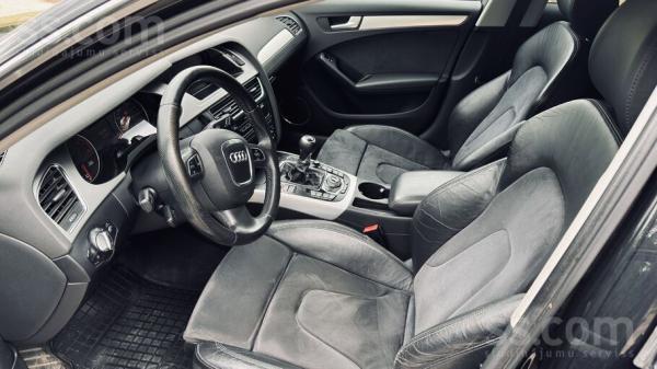 Black Audi A4 2008 in Valmiera, with an engine capacity of 2.00 L and mileage of 327 thousand km for 5100 €, photo 6 on AUTOMOTO.COM.LV