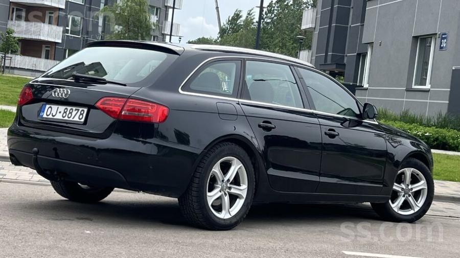 Black Audi A4 2008 in Riga, with an engine capacity of 2.00 L and mileage of 333 thousand km for 4250 €, photo 10 on AUTOMOTO.COM.LV