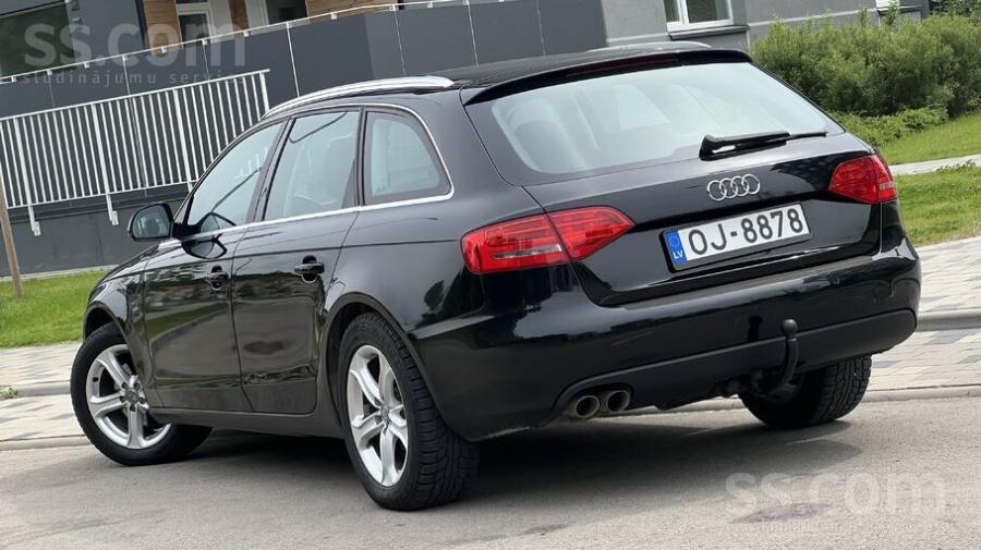 Black Audi A4 2008 in Riga, with an engine capacity of 2.00 L and mileage of 333 thousand km for 4250 €, photo 11 on AUTOMOTO.COM.LV
