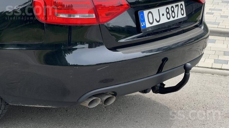 Black Audi A4 2008 in Riga, with an engine capacity of 2.00 L and mileage of 333 thousand km for 4250 €, photo 23 on AUTOMOTO.COM.LV