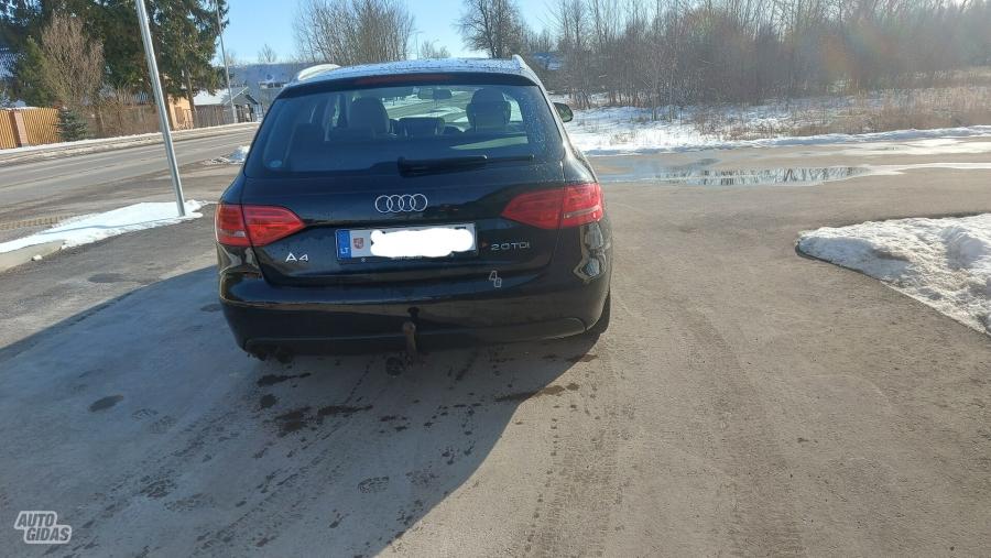 Black Audi A4 2008 in Birzai, with an engine capacity of 2.00 L and mileage of 290 thousand km for 3990 €, photo 4 on AUTOMOTO.COM.LV