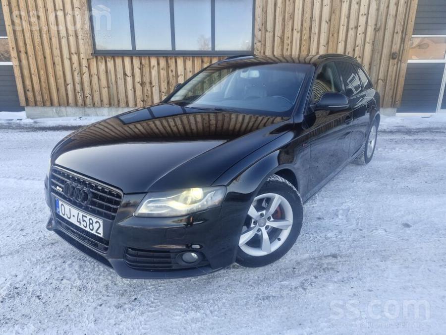 Melns Audi A4 2008 Rīga, ar dzinēja tilpumu 2.00 L un nobraukumu 310 tūkst. km par 5900 €, foto 1 vietnē AUTOMOTO.COM.LV