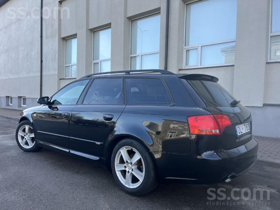 Melns Audi A4 2008 Gulbene, ar dzinēja tilpumu 2.00 L un nobraukumu 351 tūkst. km par 3880 €, foto 5 vietnē AUTOMOTO.COM.LV