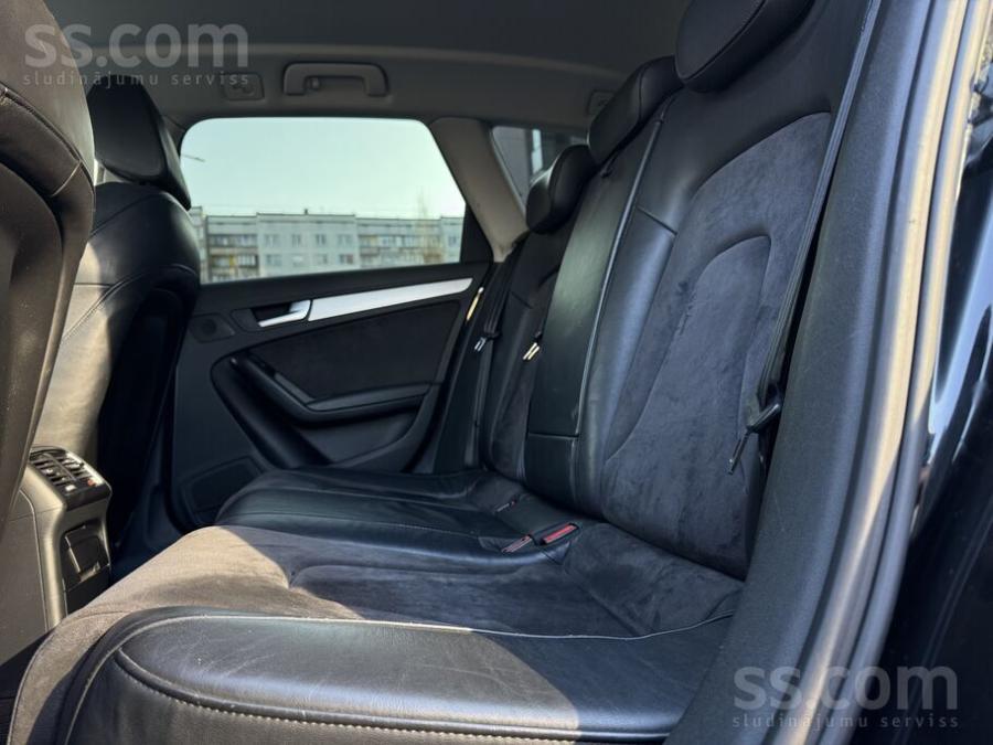 Black Audi A4 2008 in Riga, with an engine capacity of 2.00 L and mileage of 273 thousand km for 5990 €, photo 13 on AUTOMOTO.COM.LV