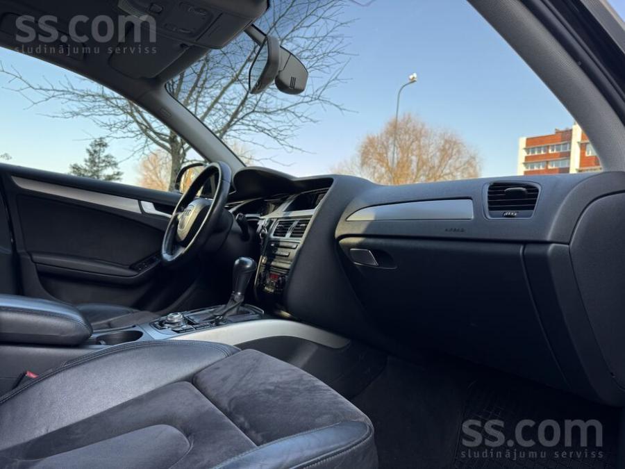 Black Audi A4 2008 in Riga, with an engine capacity of 2.00 L and mileage of 273 thousand km for 5990 €, photo 14 on AUTOMOTO.COM.LV